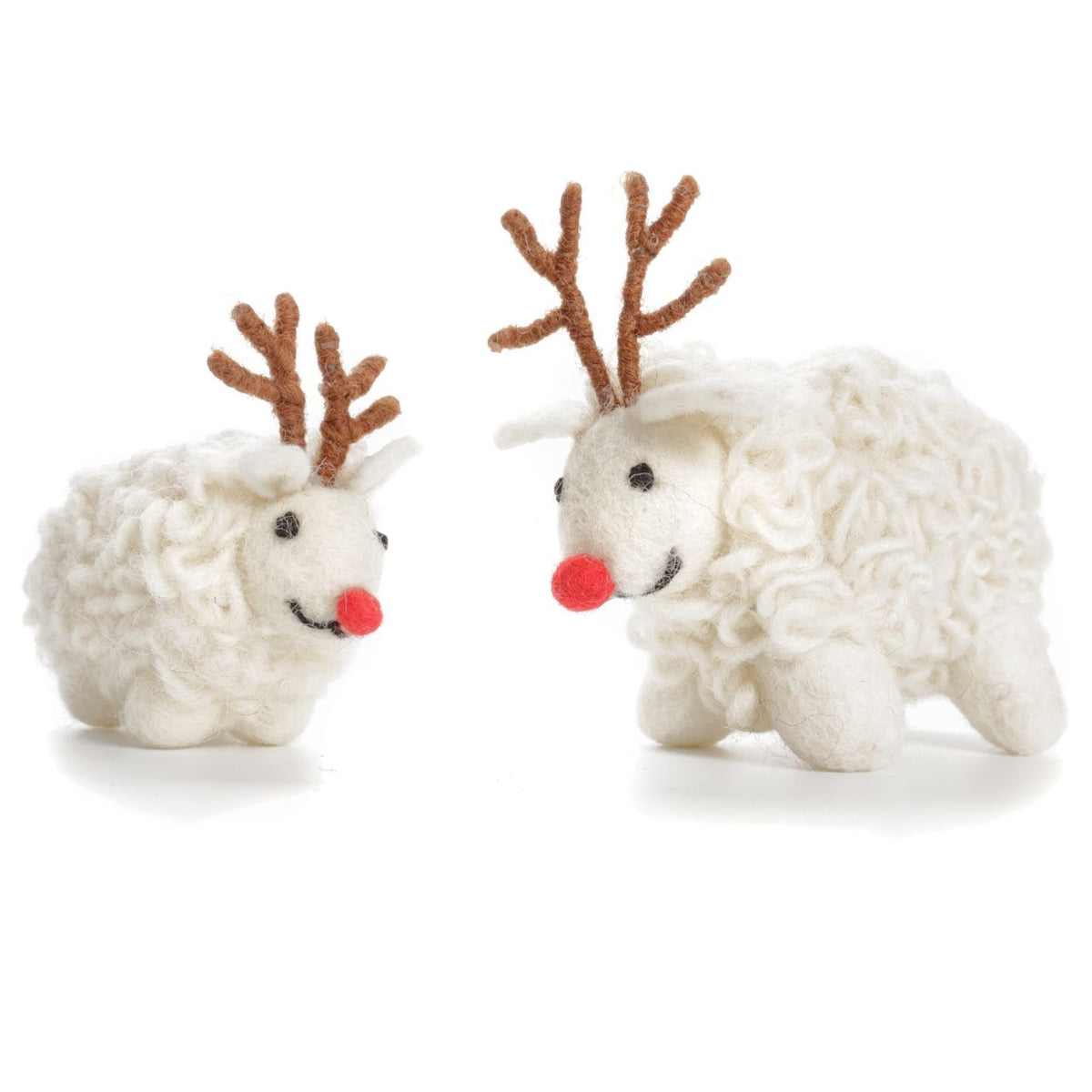 Sheep with Antlers from Amica Felt Wholesale – Amica Felt Europe